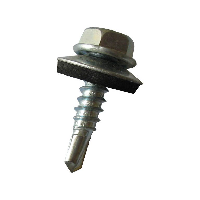 Hex Washer Head Self Drilling Screws with EPDM bonded washer By Fasto Industrial Co., Limited,