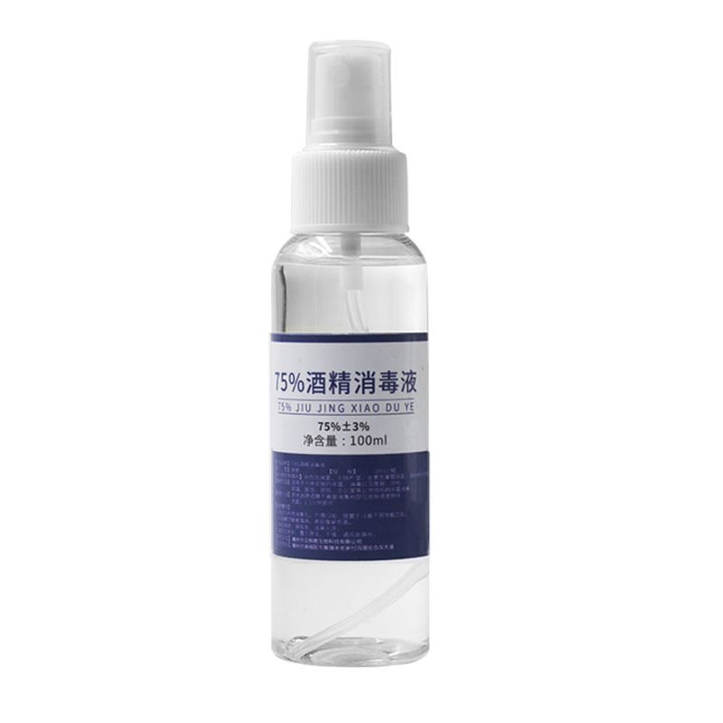 75 Alcohol Disinfection With Portable Spray 100ml Alcohol Disinfectant
