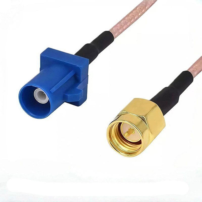 Automotive Connection Cable, Fakra Male Jack, SMA Connector, Z-type ...