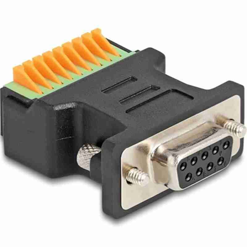 DB9 Male and Female Solderless Wire Splitting Board Connector, RS232 D ...