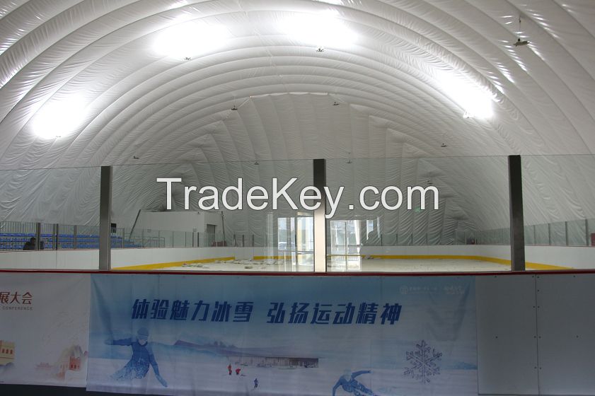 Air inflated membrane Skiing stadium Air inflatable membrane structure ...