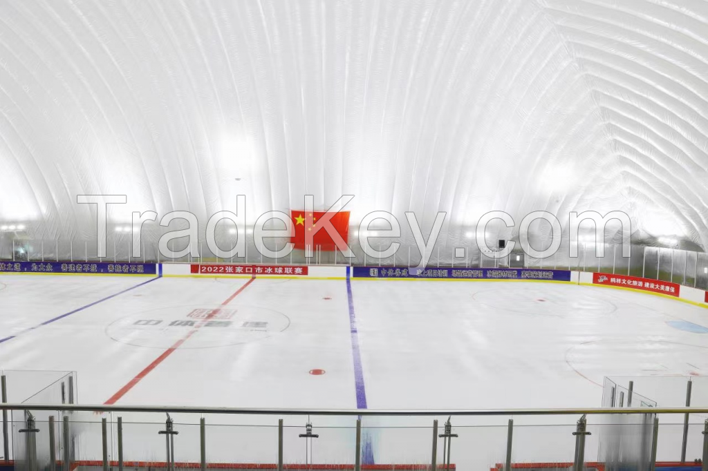 Pneumatic Membrane Structure Air Inflated Membrane Skiing Stadium Air ...