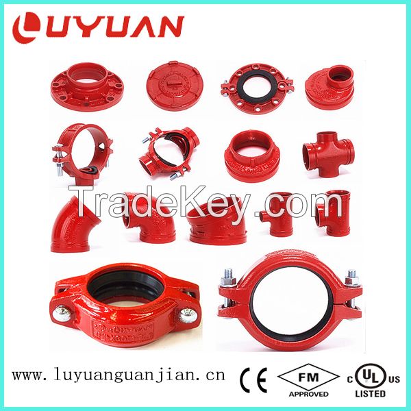 Grooved Pipe Fitting and Coupling for Fire Protection Sprinkler System ...